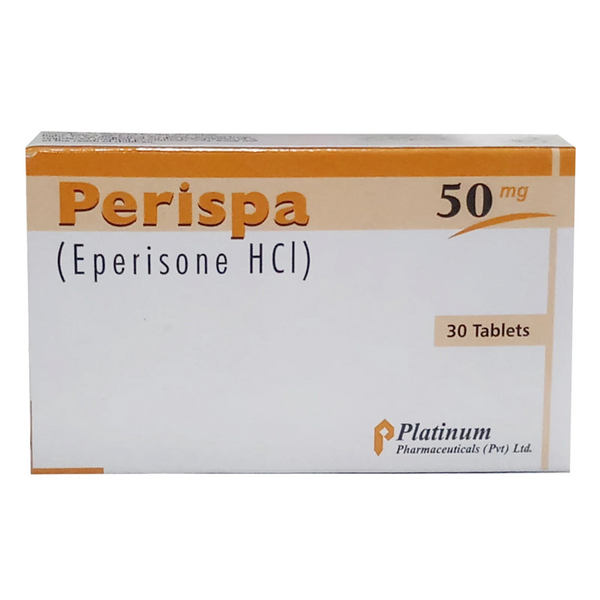 Buy Perispa eperisone hydrochloride 50mg tablet 1's online with MedsGo ...